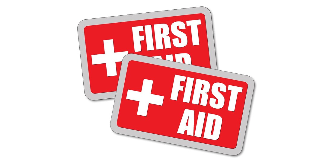 First Aid Vinyl Sticker Set, Emergency Vehicle Decal - Etsy