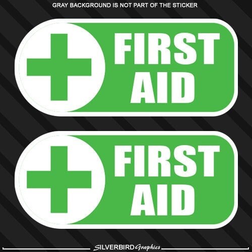 First Aid Sticker Safety Sticker Label EMT Sticker CPR Sticker - Etsy