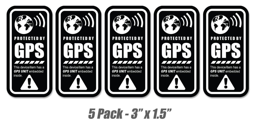 GPS Tracking Sticker – Anti Theft Vehicle Security Label, 5 Pack - Etsy