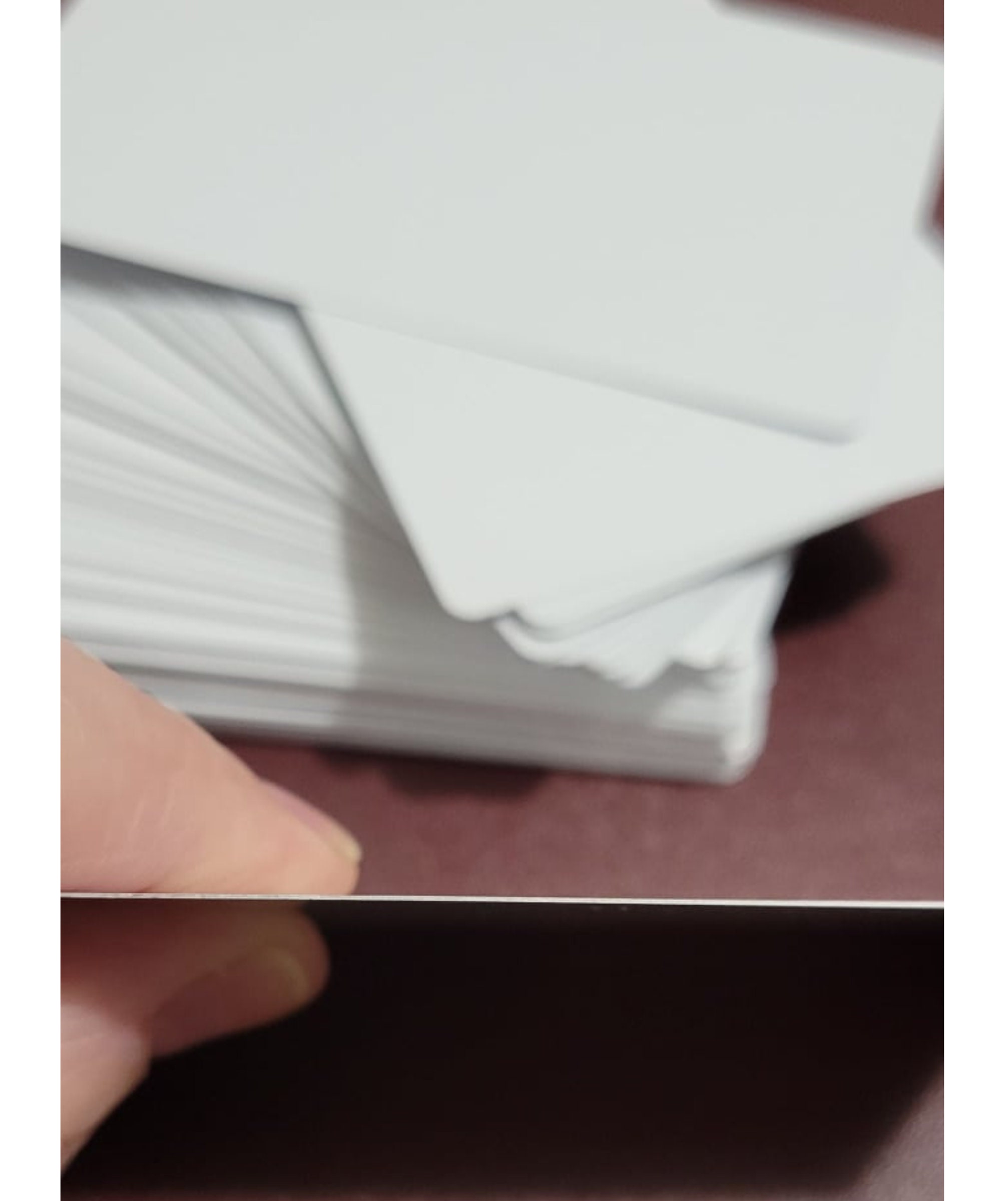 Sublimation Blanks Business Cards Aluminum Shimmery Metal - Etsy