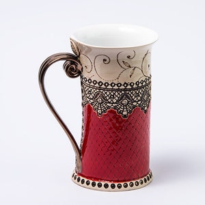 Ceramic Mug, Tea Mug, Coffee Mug, Ceramics and Pottery, Handmade Mug ...