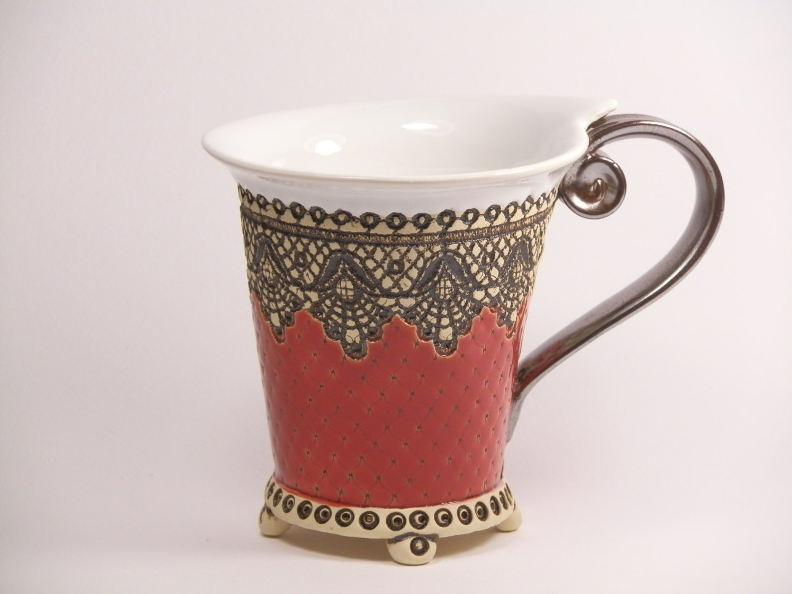 Ceramic Cup Tea Cuphandbuilding Techniques Ceramics and - Etsy