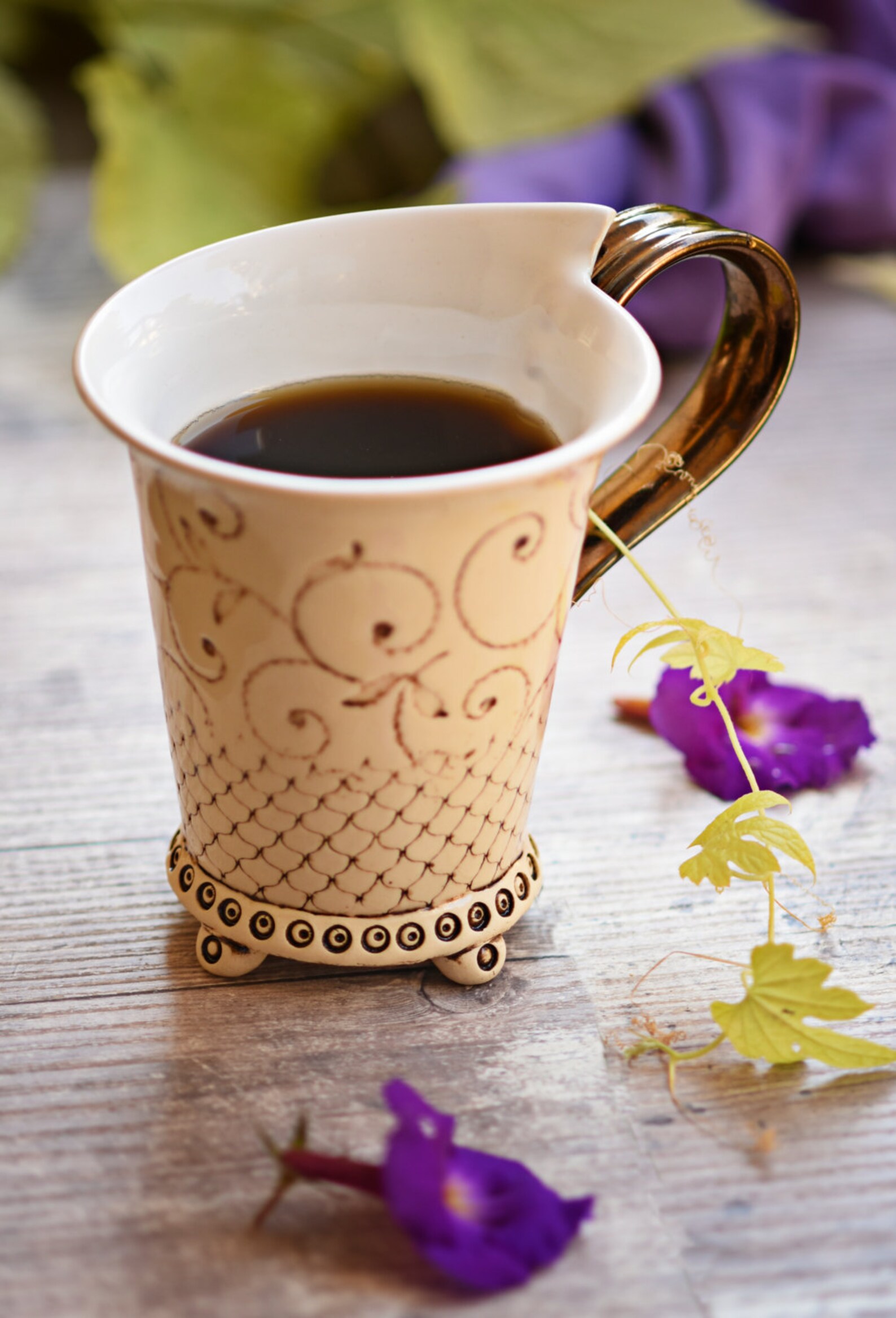 Coffee Mug Ceramic Mug Tea Cup Handbuilt Mug Ceramics and | Etsy