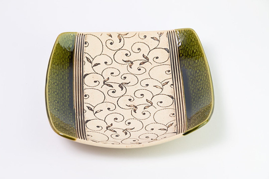Ceramic Plate, Green Plate, Ceramic Dish, Ceramics and Pottery ...