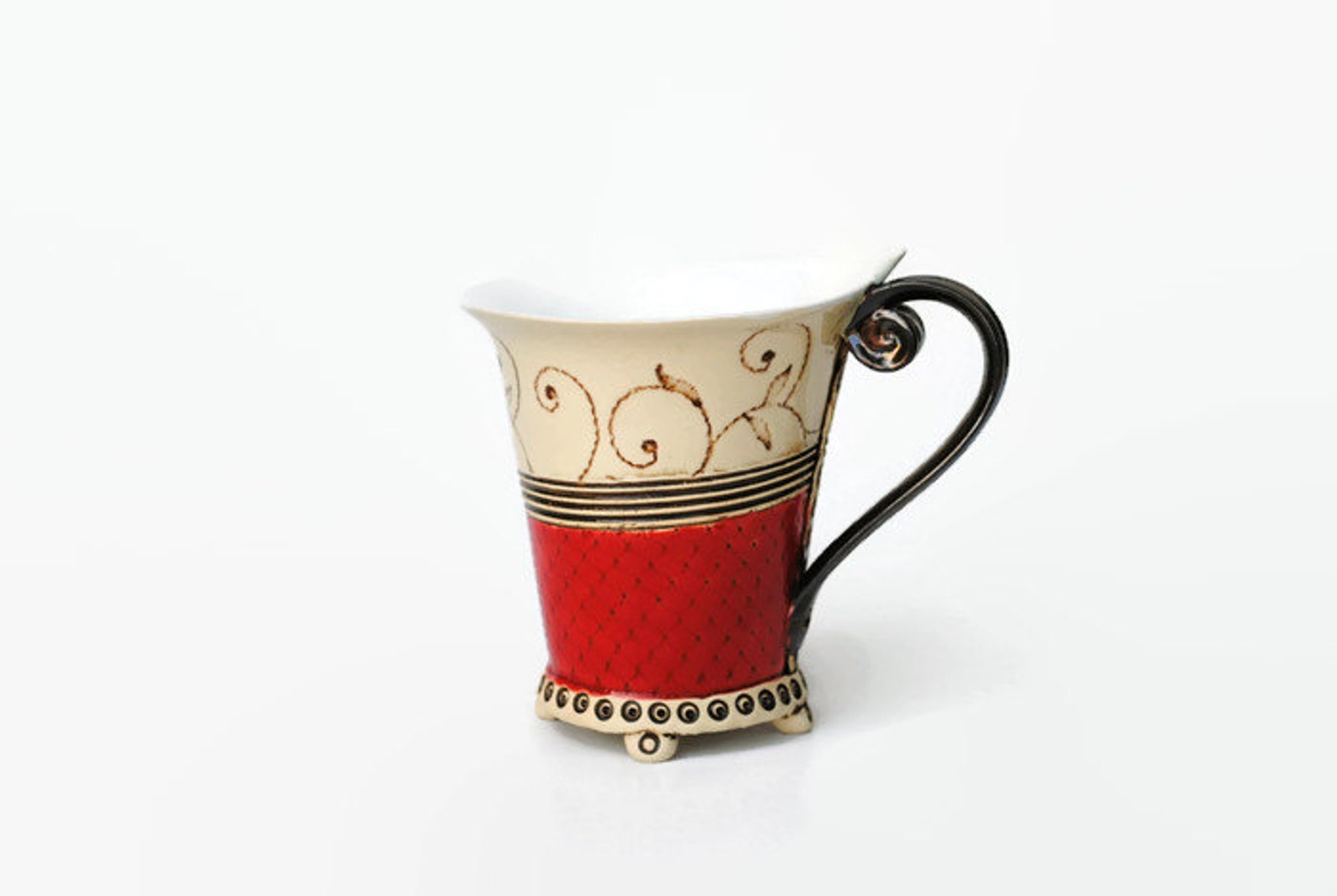 Ceramic Cup Tea Cuphandbuilding Techniques Ceramics and - Etsy UK