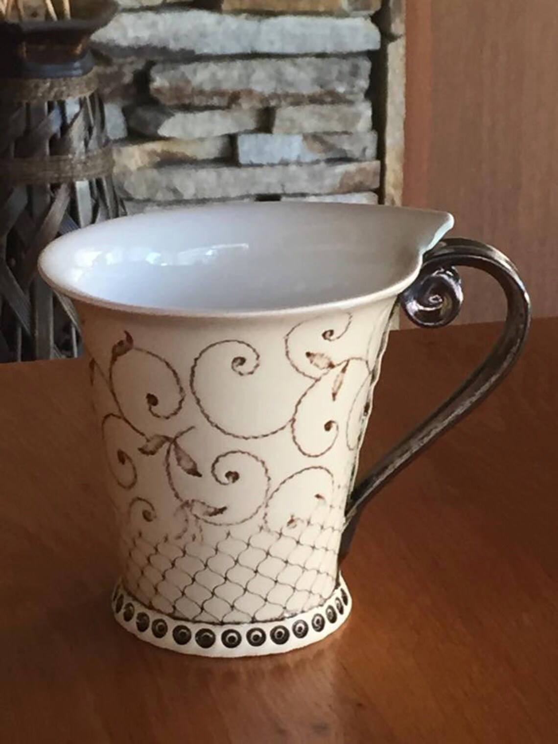 Ceramic Cup Tea Cuphandbuilding Techniques Ceramic and - Etsy