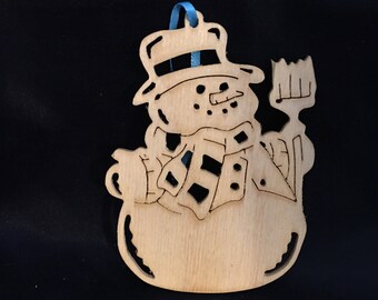 Scroll Saw Snowman (You'll Enjoy) | Etsy