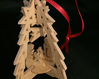 Nativity Scroll Saw Pattern-christmas Template - Etsy