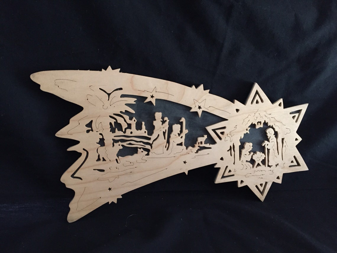 Nativity Scene Scroll Saw - Etsy Canada