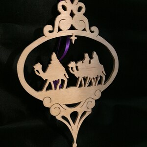 Nativity Ornament, Scroll Saw Ornament - Etsy