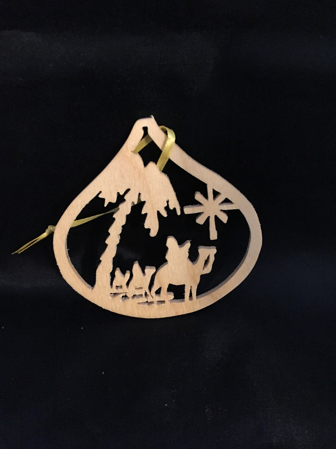 Scroll Saw Christmas Ornament, Nativity Ornament - Etsy