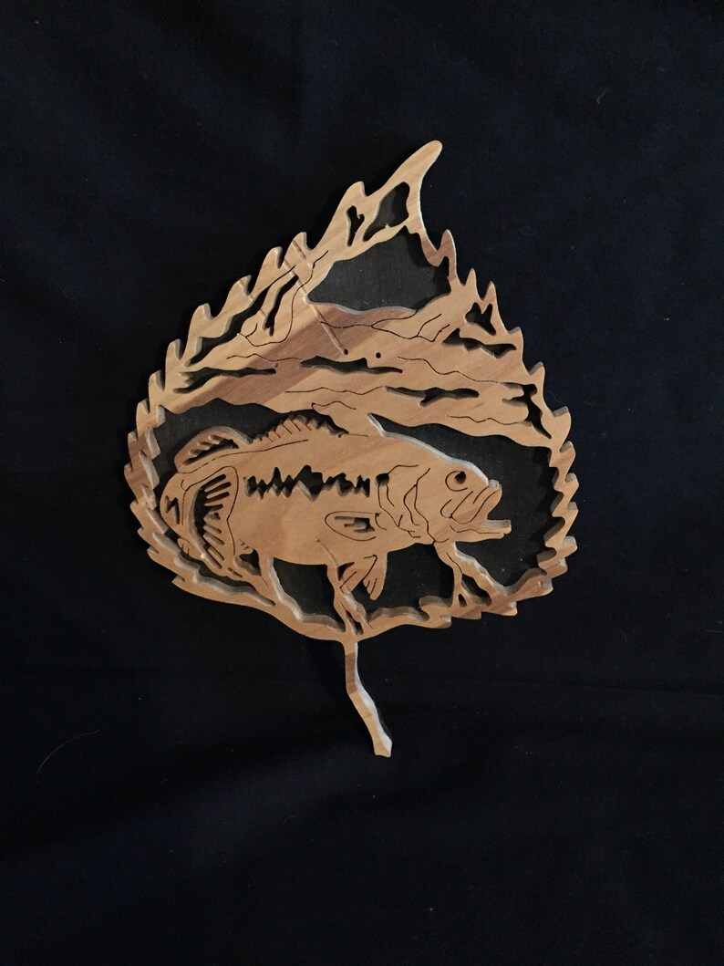 Bass Fishing, Scroll Saw, Woodworking - Etsy