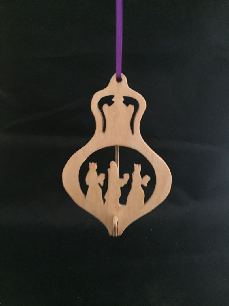 Nativity Ornament, Handmade, Scroll Saw - Etsy