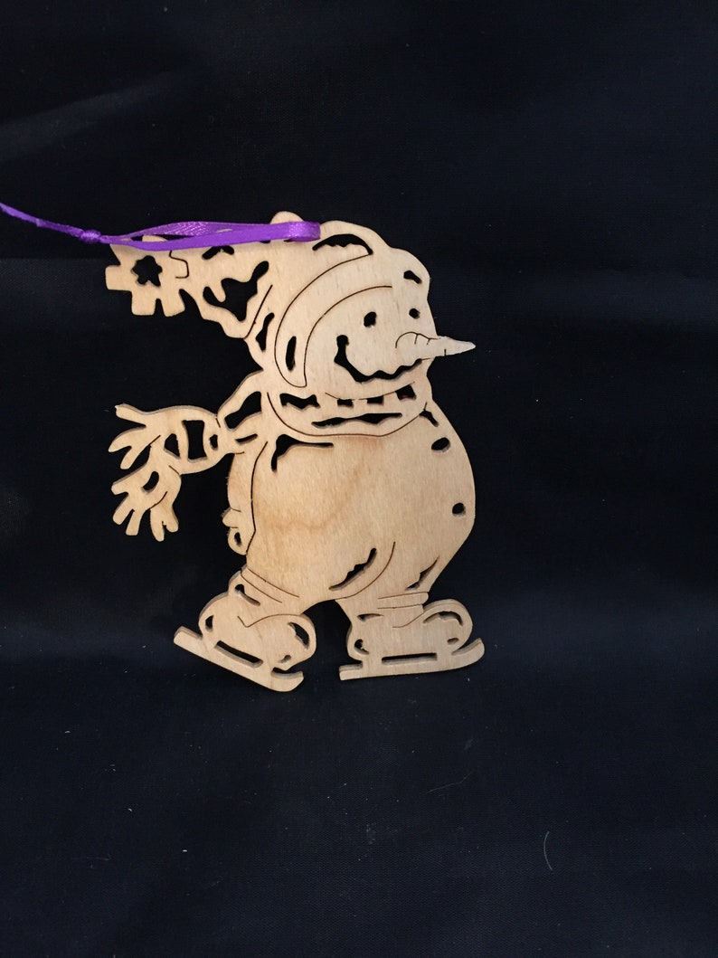 Snowman Ornament, Scroll Saw, Woodworking - Etsy