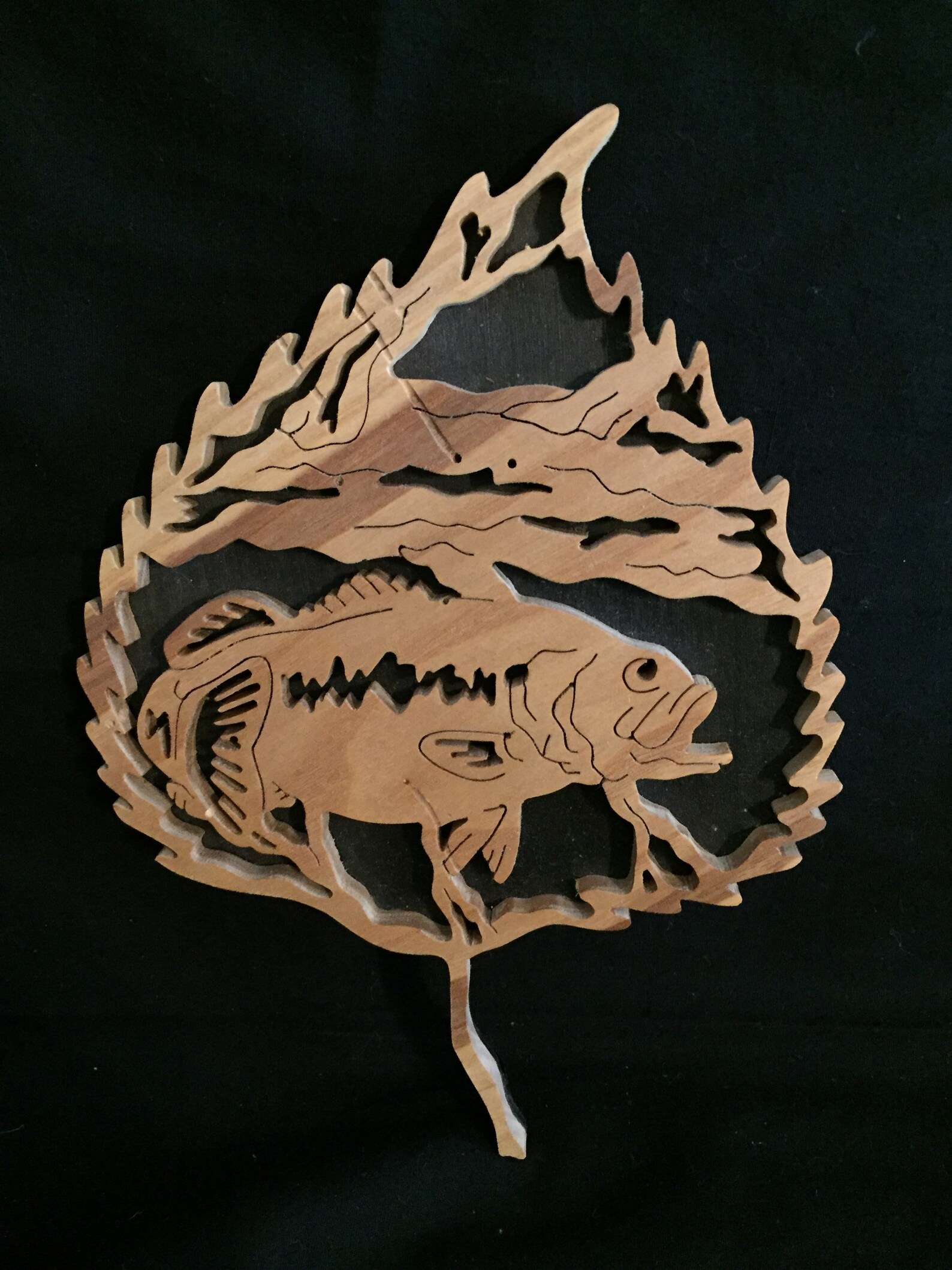 Bass Fishing, Scroll Saw, Woodworking - Etsy