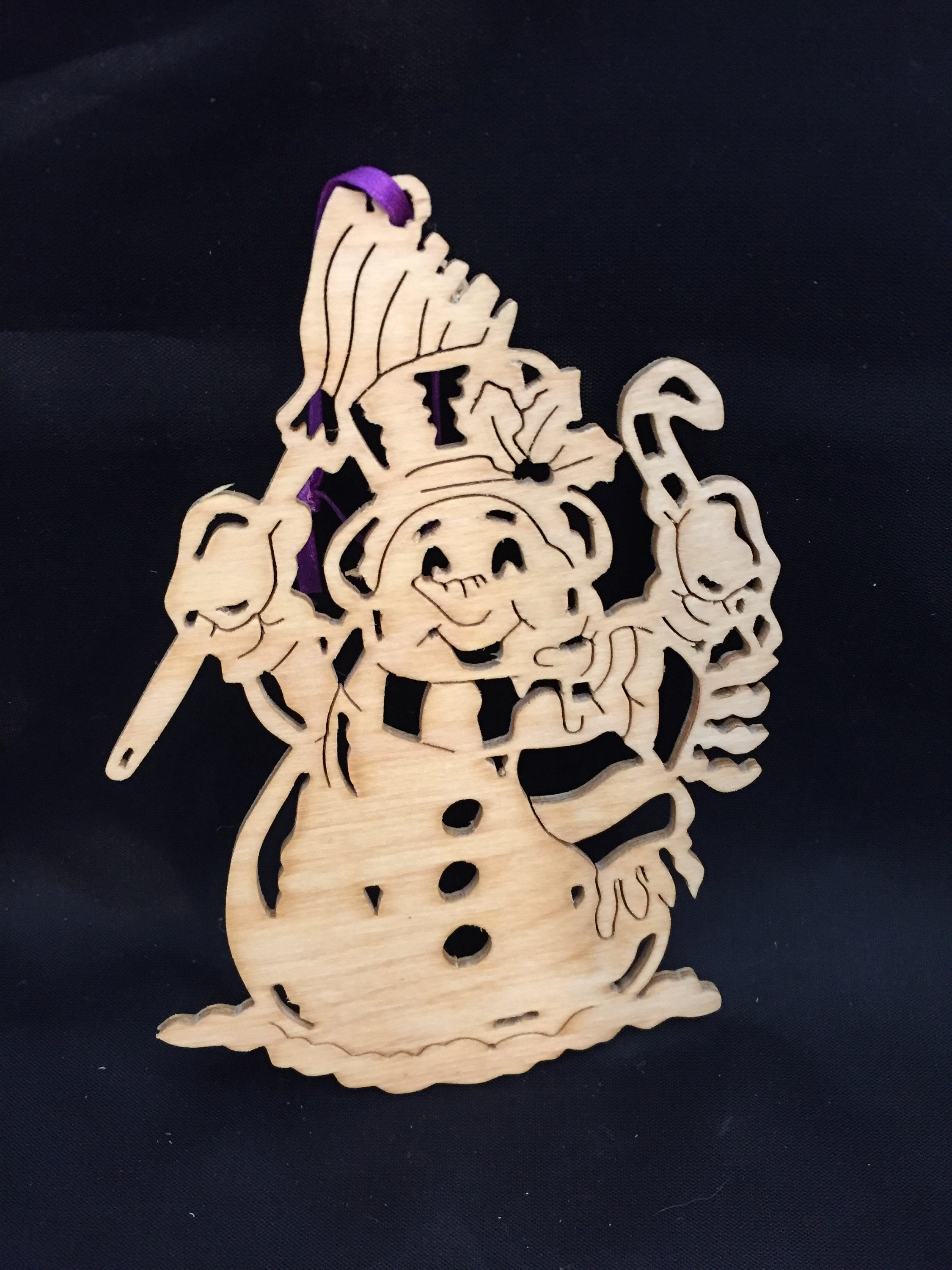 Snowman Ornament, Scroll Saw, Woodworking - Etsy