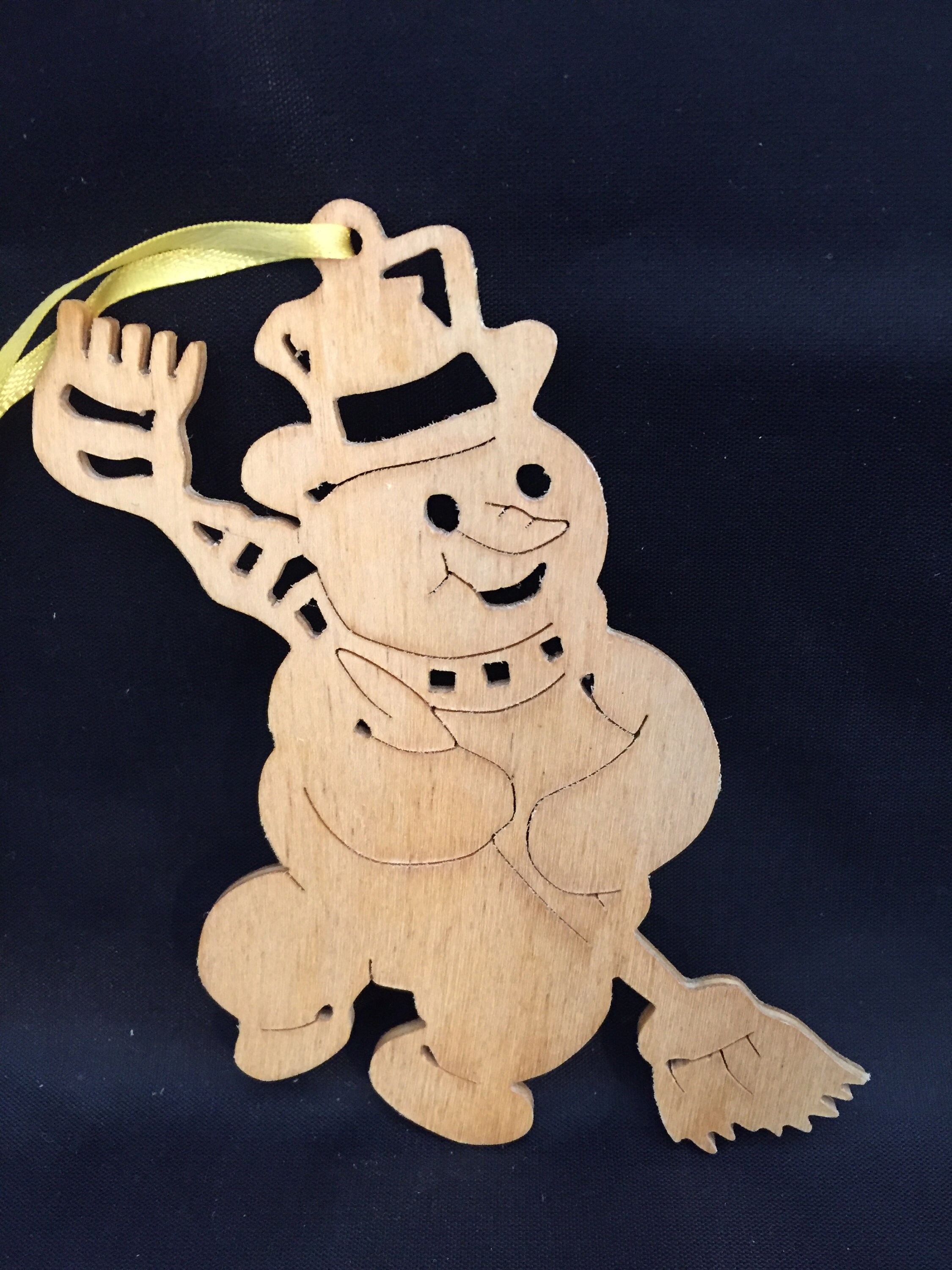 Snowman, Scroll Saw, Ornament - Etsy