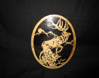 030 - Elk Meadow - Scroll Saw Pattern (pdf) - Etsy