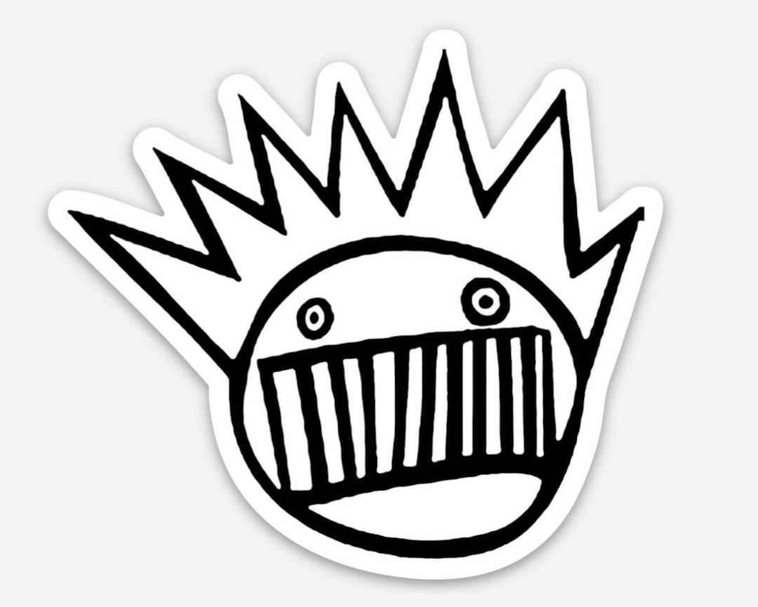 Classic Boog Sticker B/W // Glitter // Holographic - Etsy