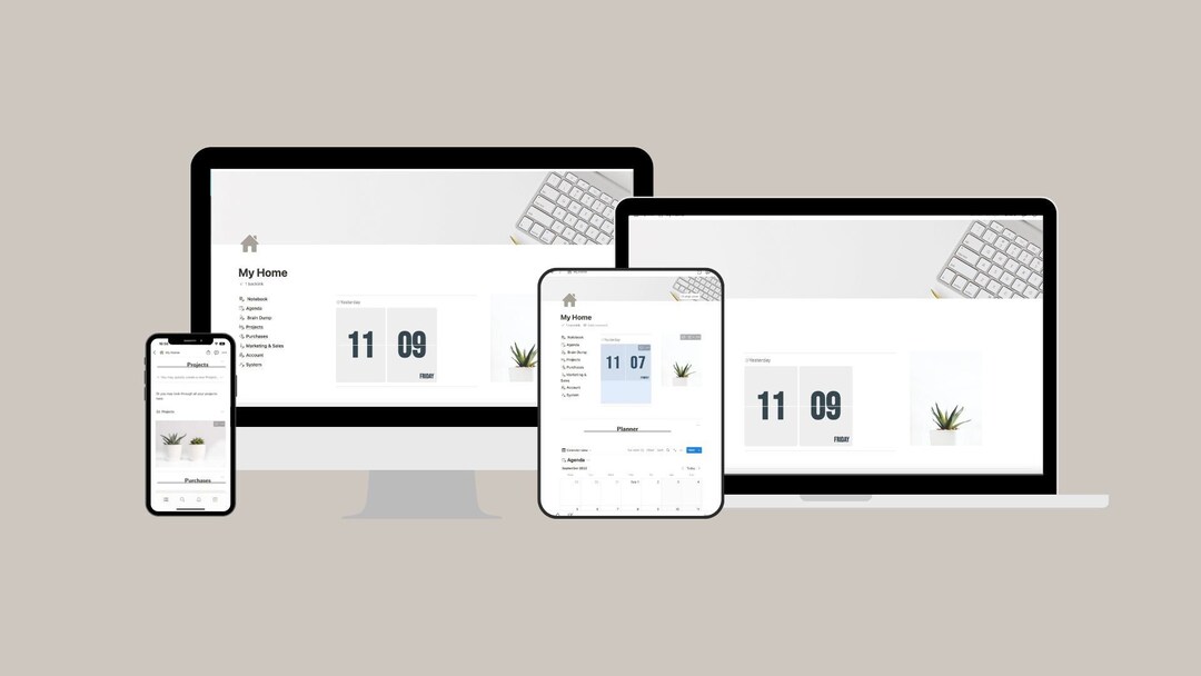 Notion Template - OS for Small Business/freelance/startup - Etsy