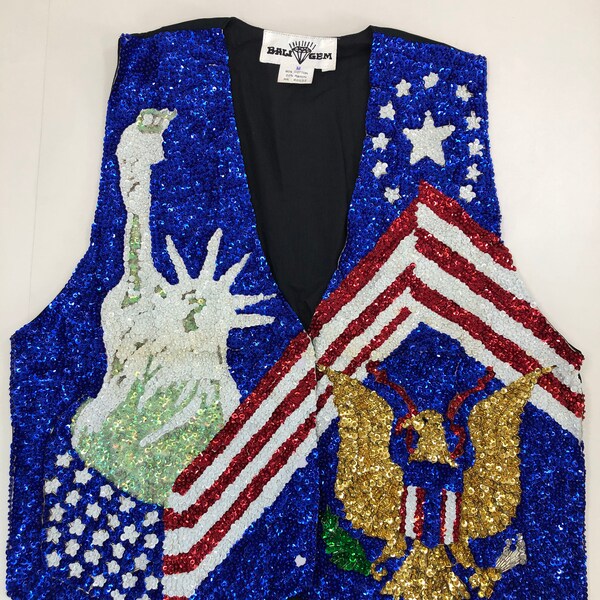 American Flag Vest - Etsy
