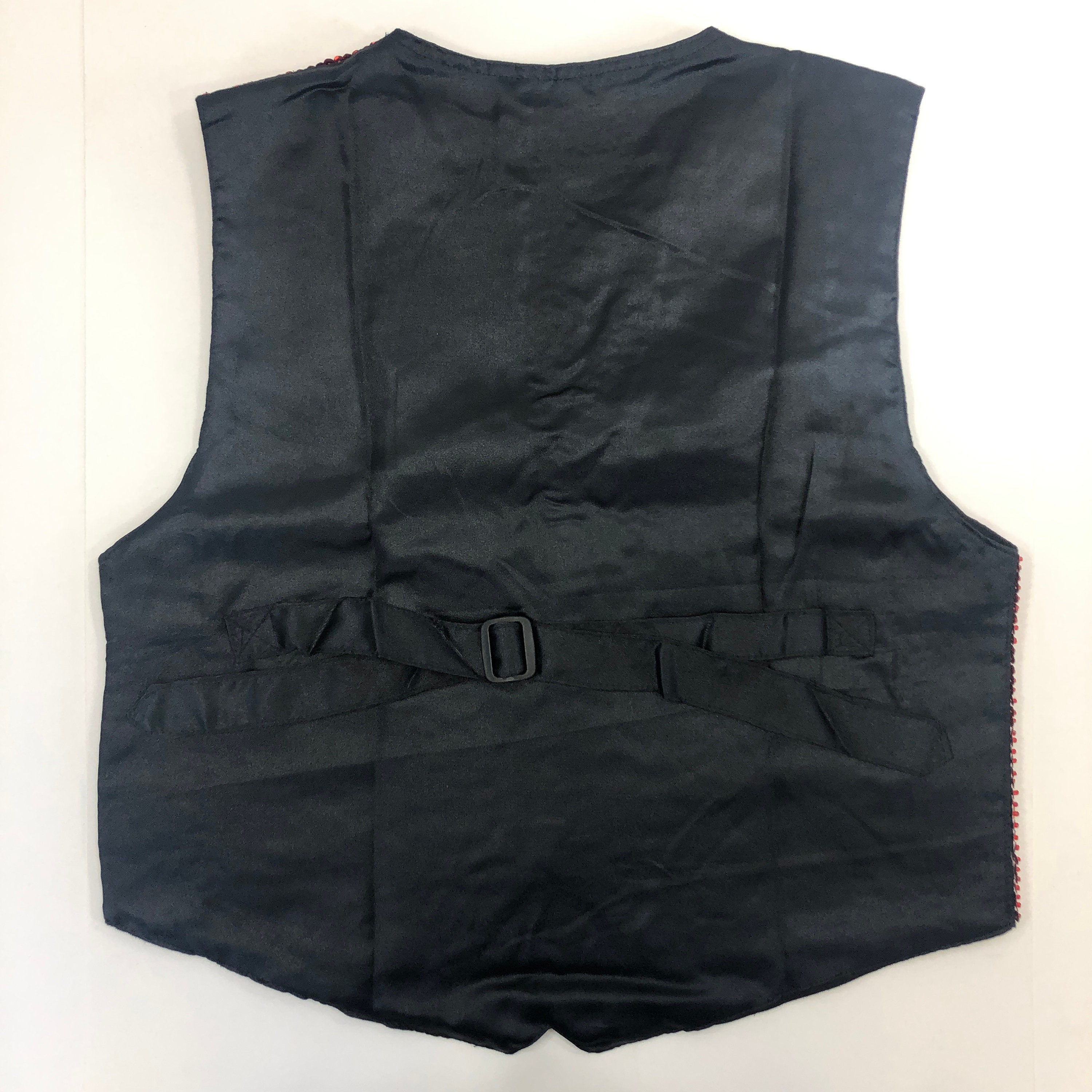 Red Sequin Vest - Etsy