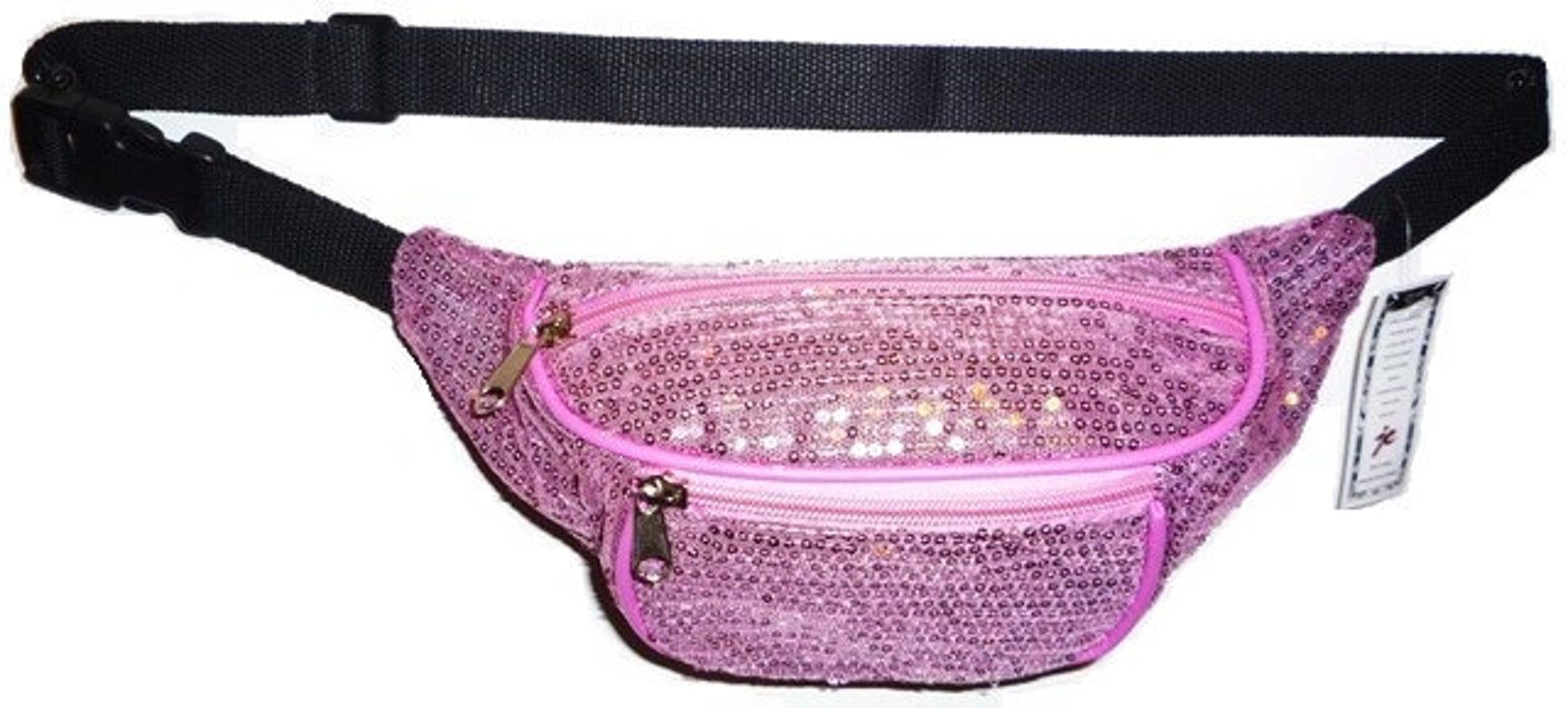 Pink Fabric Sequin Fanny Pack - Etsy