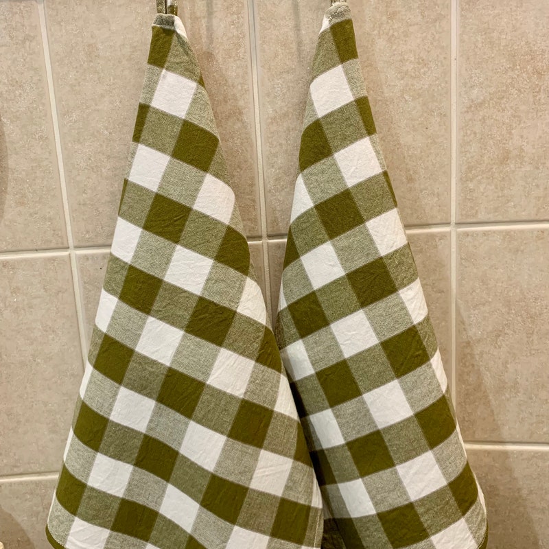 Green Kitchen Towels - Etsy