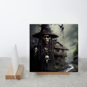 Papa Legba Art Print or Canvas, Guardian of the Crossroads, Voodoo ...
