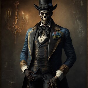 Baron Samedi Art Prints & Mouse Mats, Guardian of the Crossroads ...