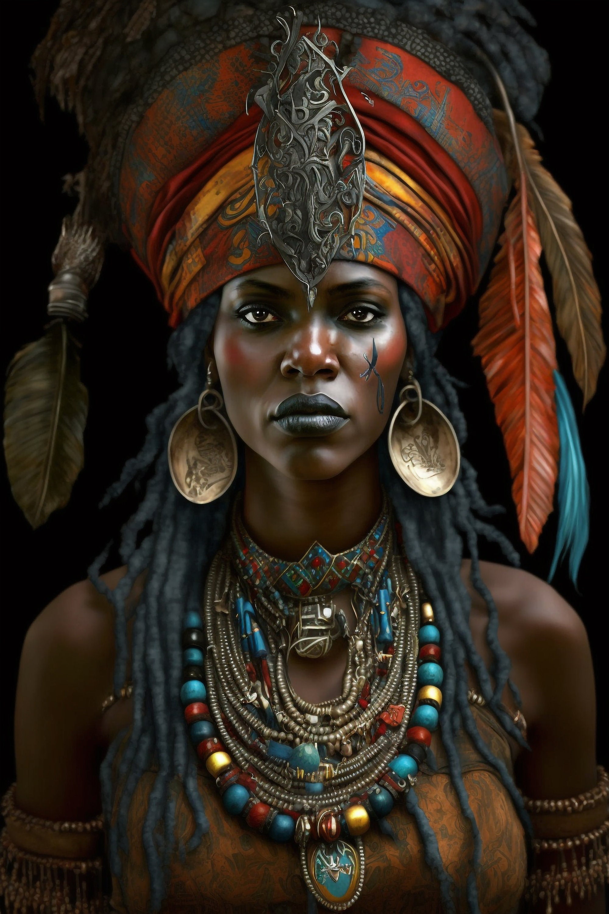 Erzulie Voodoo Goddess of Love & Women, Voodoo, Alter Board, Magic ...