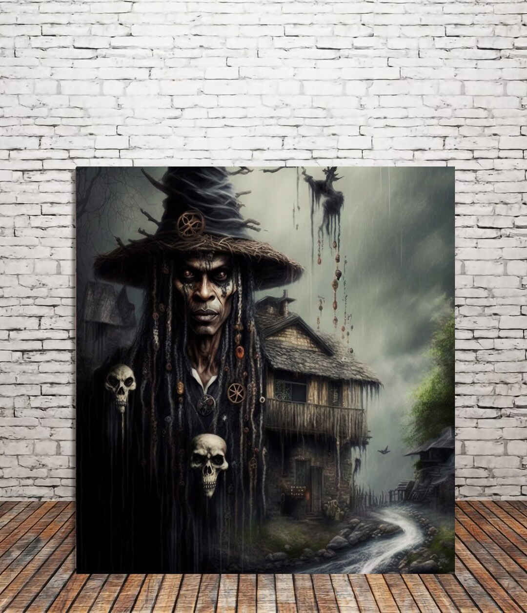 Papa Legba Art Print or Canvas, Guardian of the Crossroads, Voodoo ...