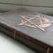 Handmade Leather Pagan Notebook / Spellbook / Grimoire / Pentagram A6 ...