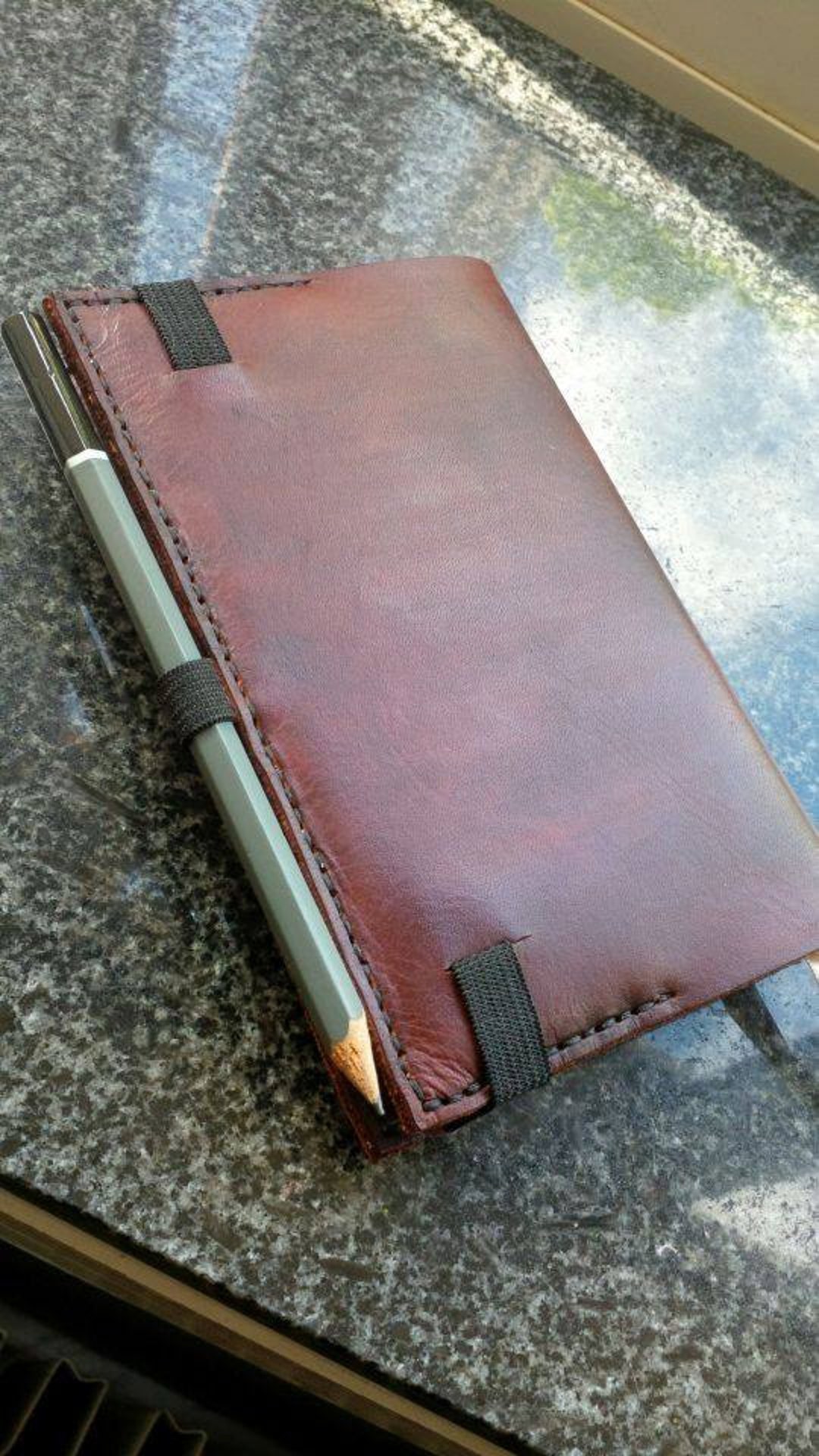 Custom A6/a5handmade Leather Notebook Cover - Etsy