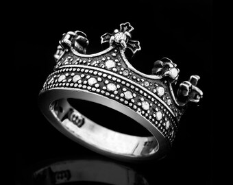 King Crown Ring | Etsy