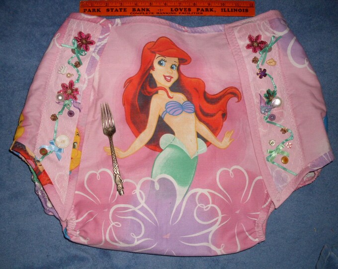 Diaper Cover Disney the Little Mermaid ABDL Lined With Supple Plastic ...