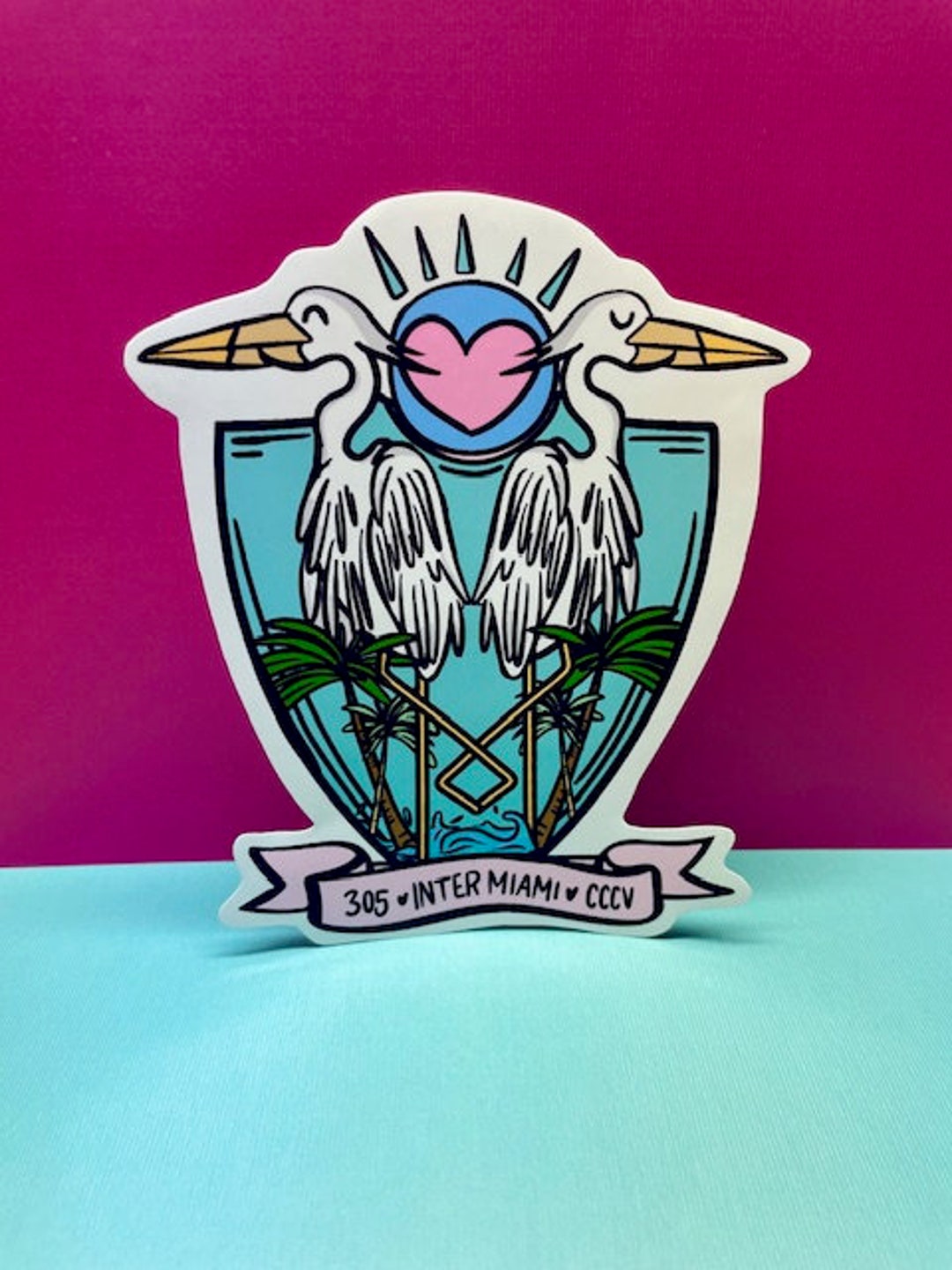 Inter Miami Sticker Pack - Etsy