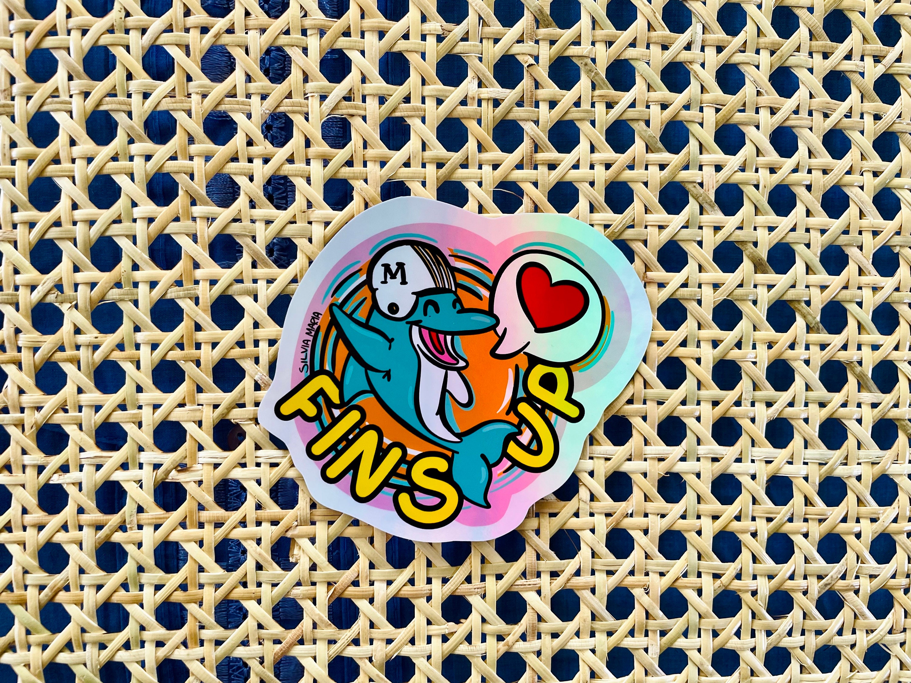 Miami Dolphins Fins up Sticker Pack - Etsy