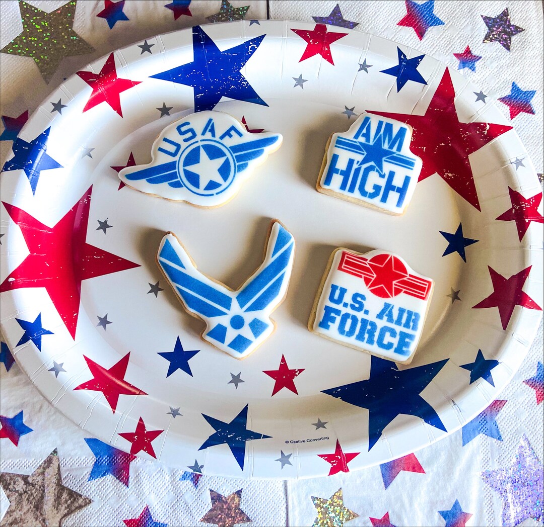 Air Force Cookies price per Dozen - Etsy