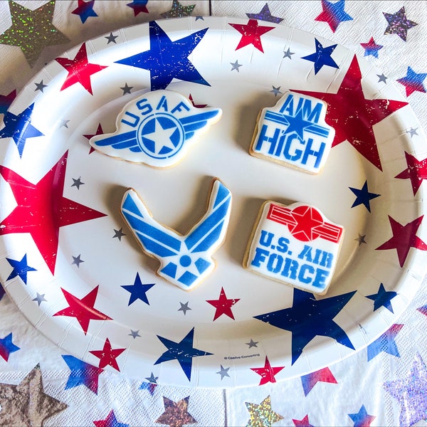 Air Force Cookies - Etsy