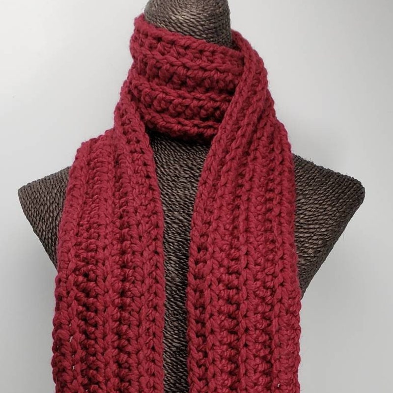 Big Crochet Scarf - Etsy