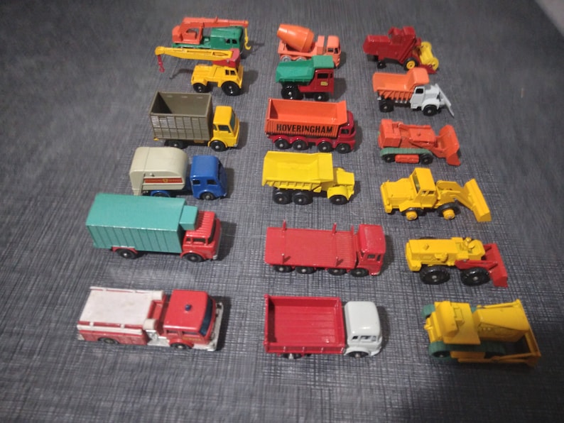 Vintage Matchbox Set of 18 Trucks and Commercial Vehicles Lesney - Etsy