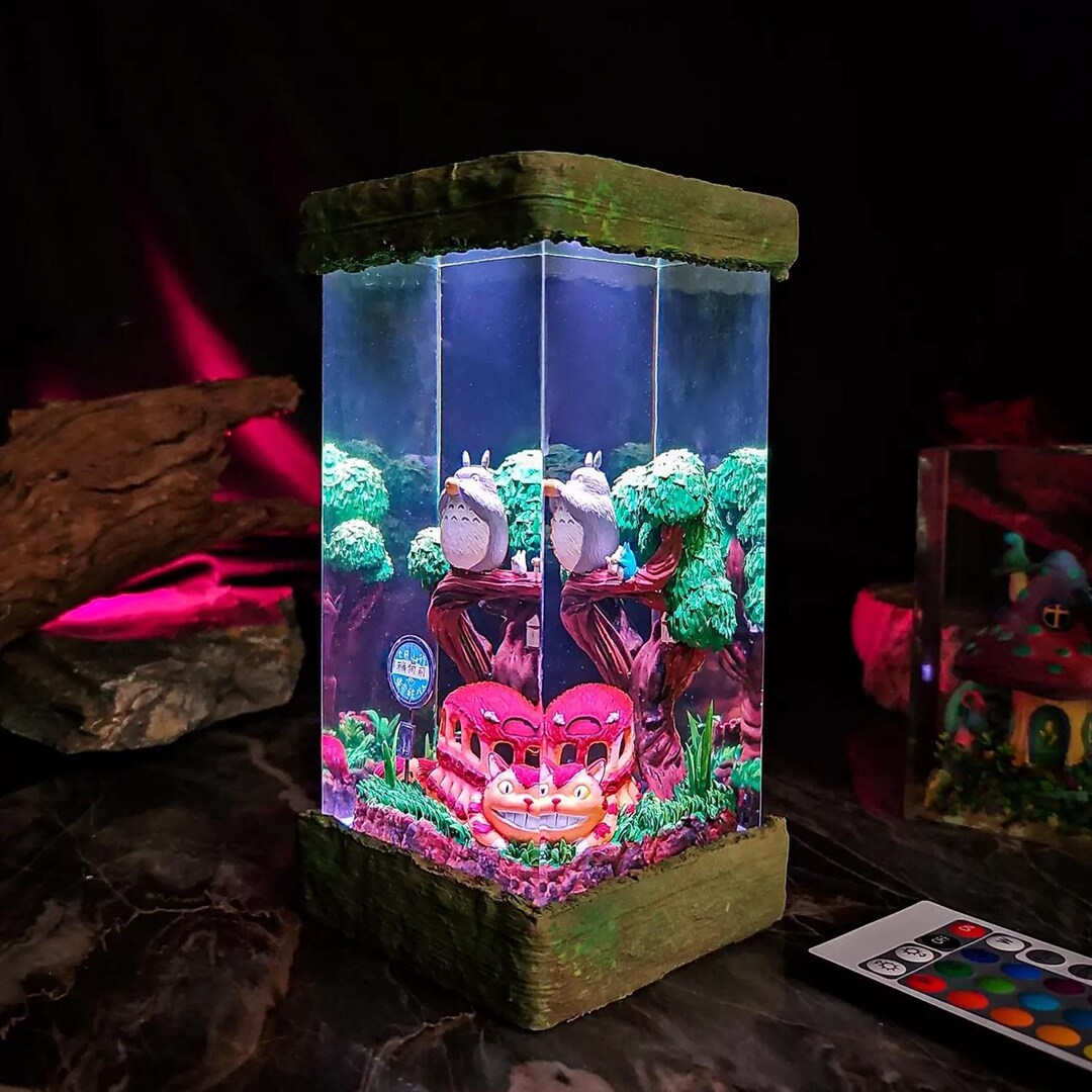 T.ot/or.o Neighbor Ghibli Japanese Custom Resin Lamp, Resin Creations ...