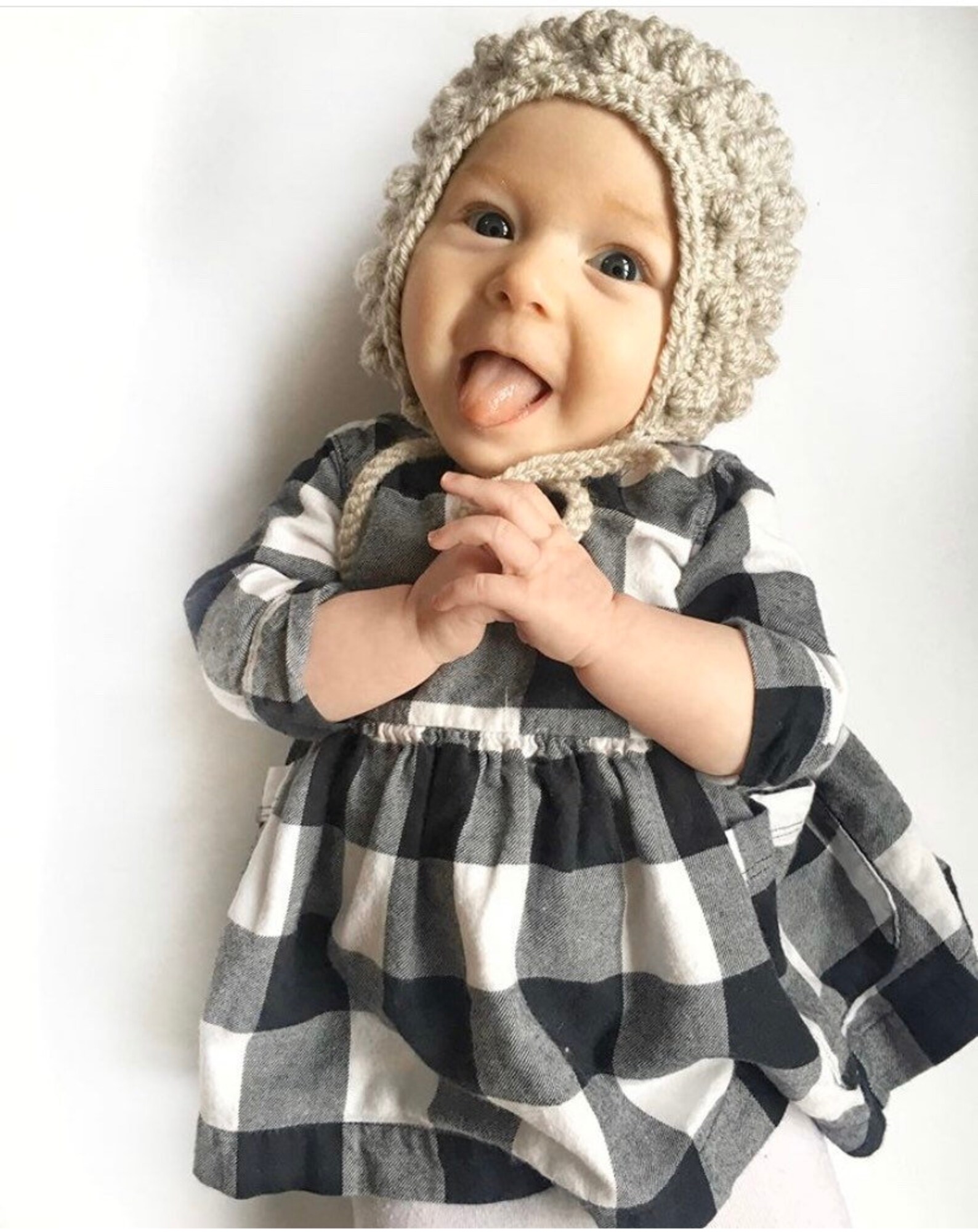 Bonnet. Bobble Bonnet. Baby Bonnet. Fall Bonnet. Baby - Etsy