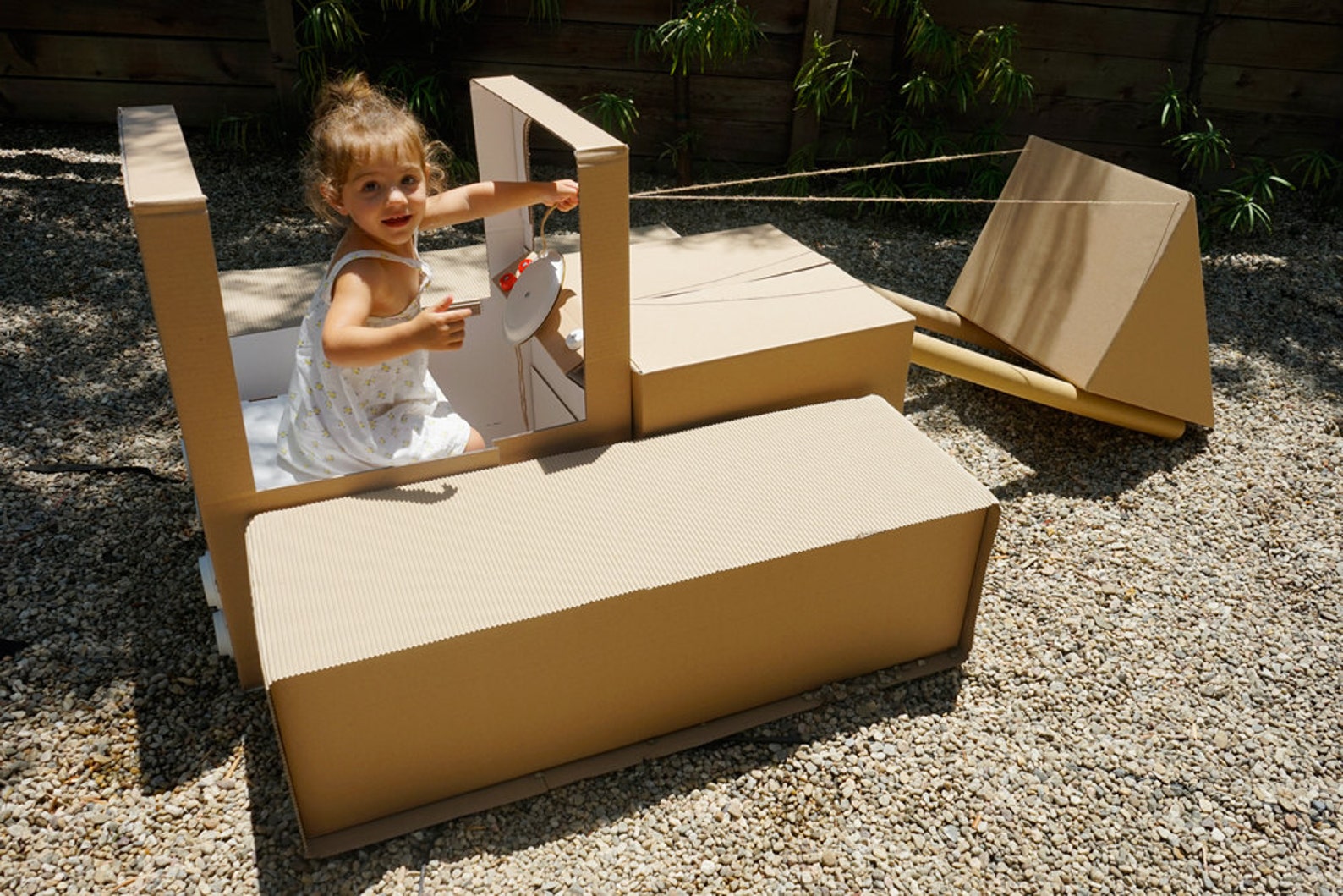 Build-your-own Cardboard Box Bulldozer (and Cardboard Box Car ...