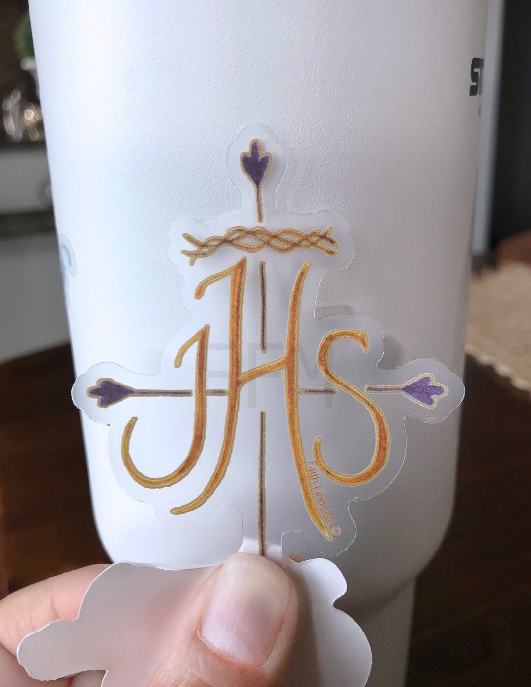 Iesus Hominum Salvator (jesus Savior of Men) Catholic Sticker ...