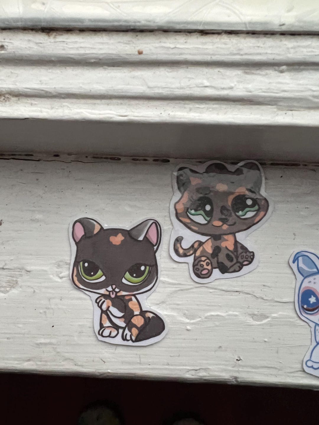 Calico Cat Brindle LPS Littlest Pet Shop Sticker - Etsy