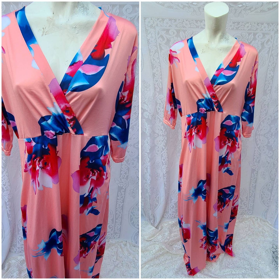 Momo Dress in Size 2X Womens Long Maxi Dress Summer Style | Etsy