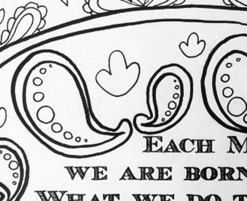 Each Morning We Are Born Again Quote by Budha Digital Print Adult ...