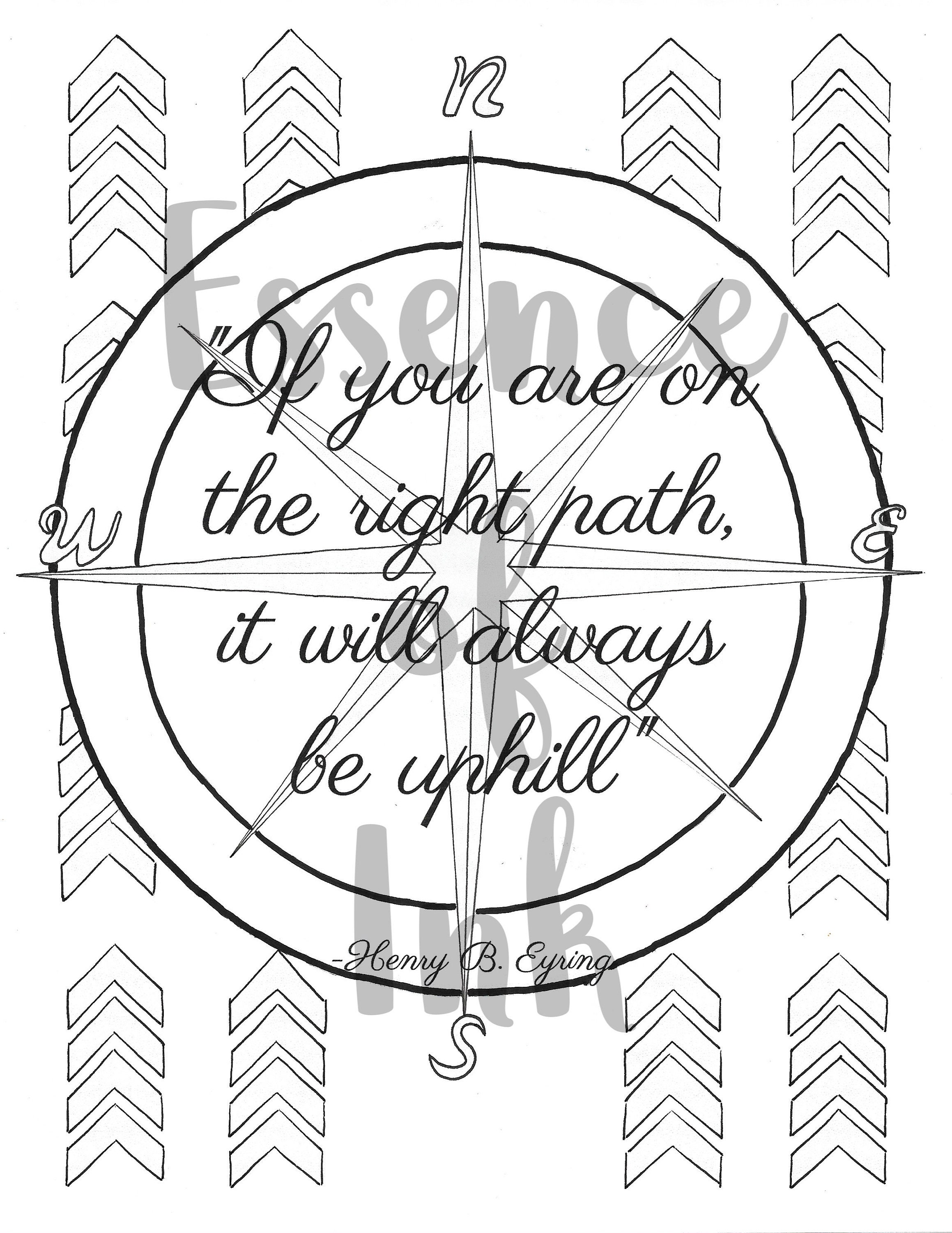 LDS General Conference Quote Coloring Pages 5, Young Women Relief ...